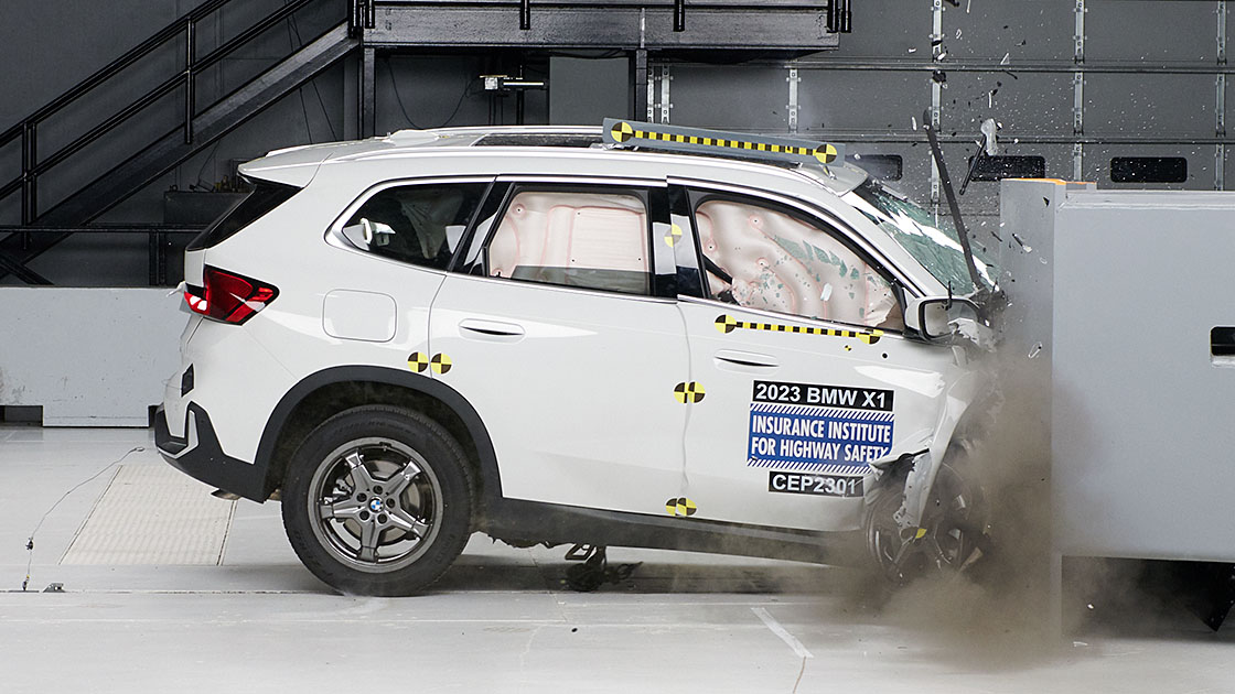 Improved pedestrian detection boosts BMW X1 to highest award
